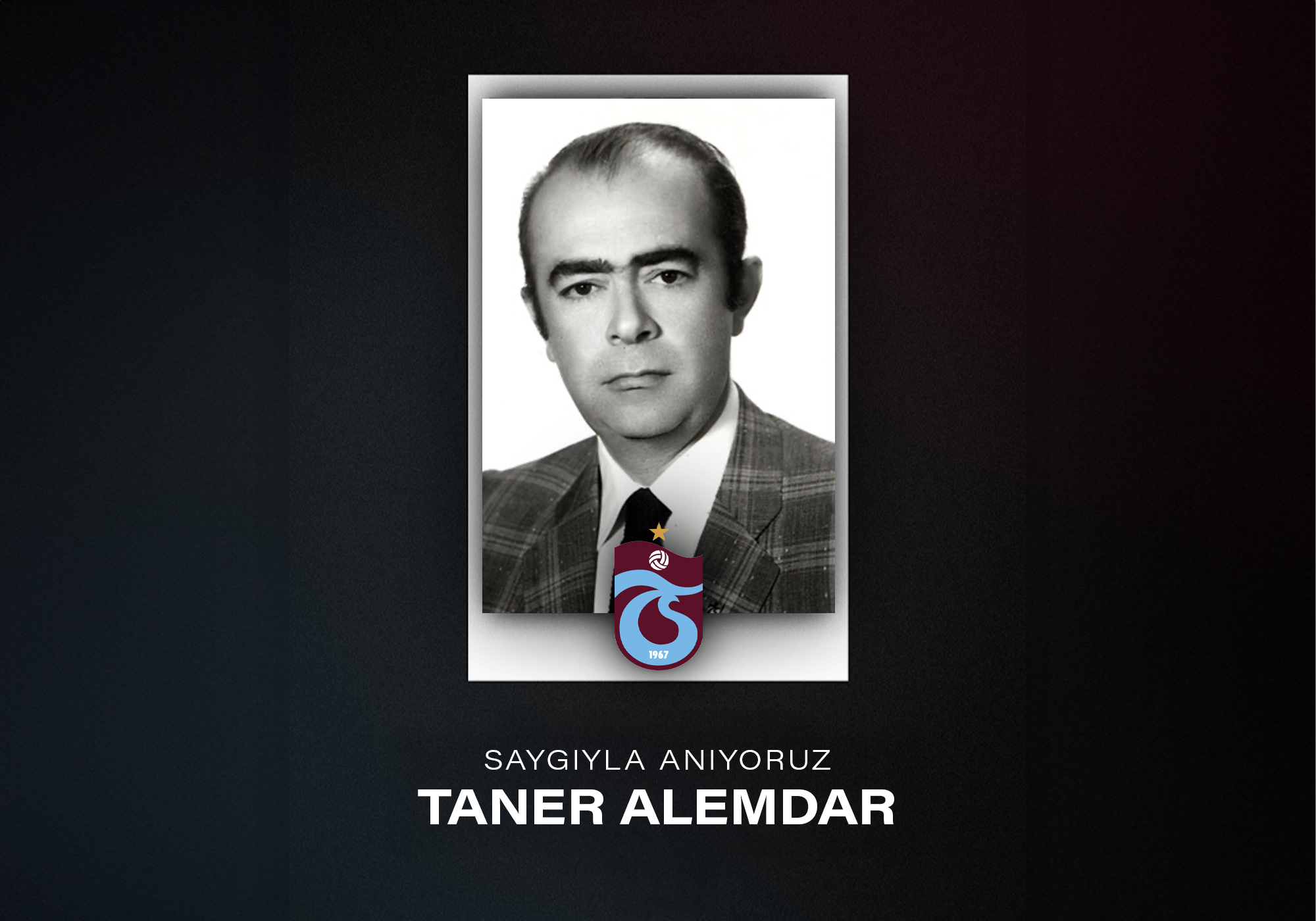 Taner Alemdar'ı anıyoruz | Trabzonspor Kulübü Resmi Web Sitesi