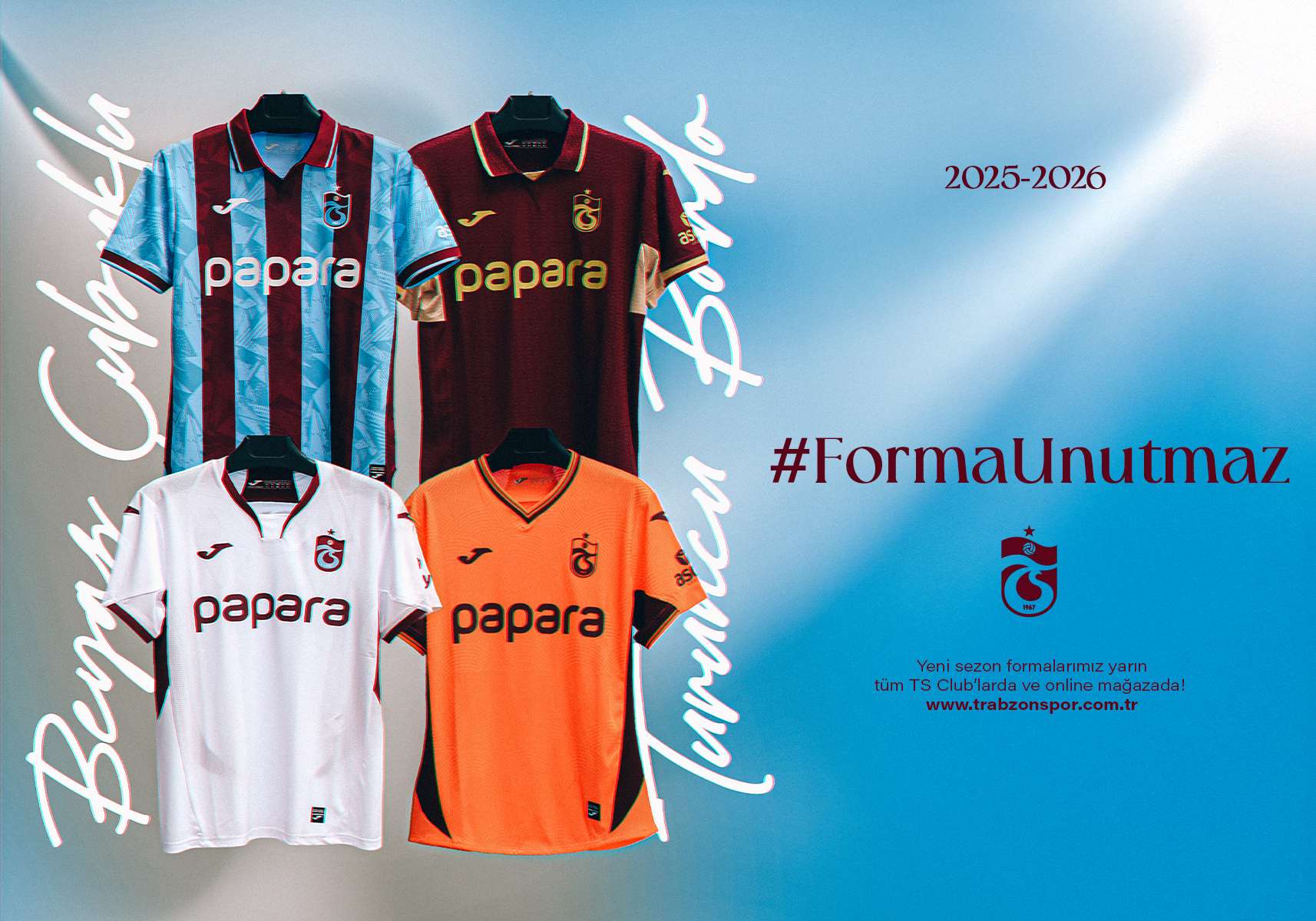 2025-2026 Yeni Sezon Formalarımız Satışa Çıktı! | Trabzonspor Kulübü ...